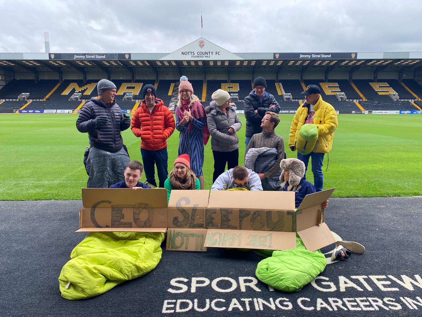 CEO Sleepout Nottingham Thursday 11th November 2021 – Support those who ...